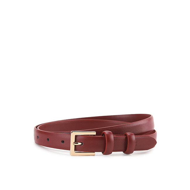 Charity Ladies Belt In Maroon – Obermain Indonesia